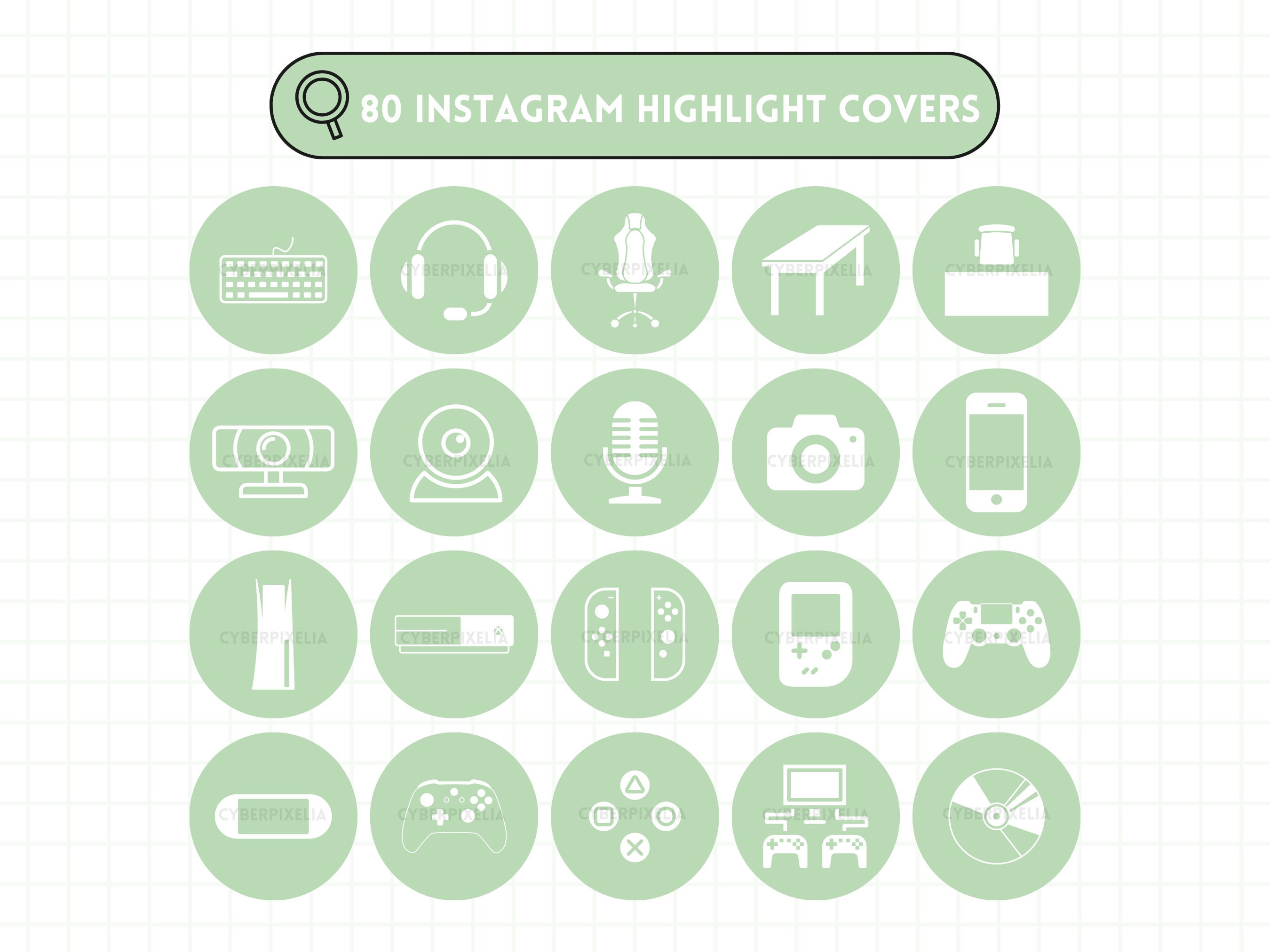 Streamer Instagram Highlight Covers, Gamer Instagram Highlight Covers ...