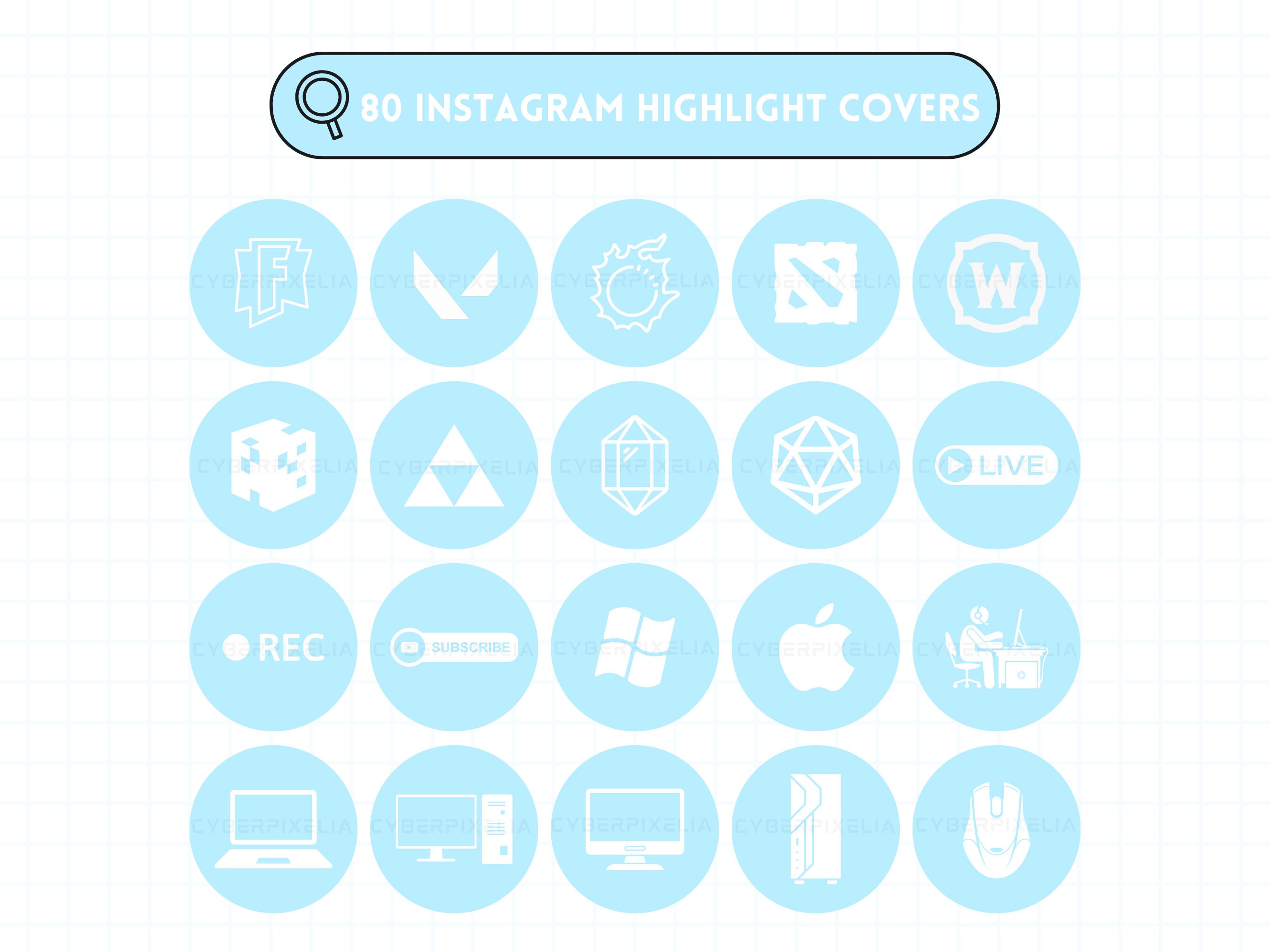 Streamer Instagram Highlight Covers, Gamer Instagram Highlight Covers ...