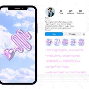 Y2K Instagram Highlight Covers, IG Story, Rave Style, Insta Highlights ...