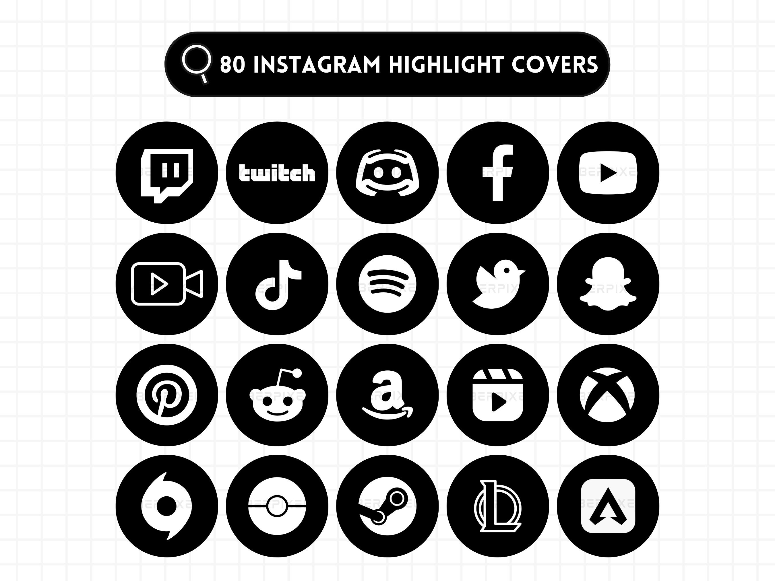Streamer Instagram Highlight Covers, Gamer Instagram Highlight Covers ...