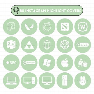 Streamer Instagram Highlight Covers, Gamer Instagram Highlight Covers ...