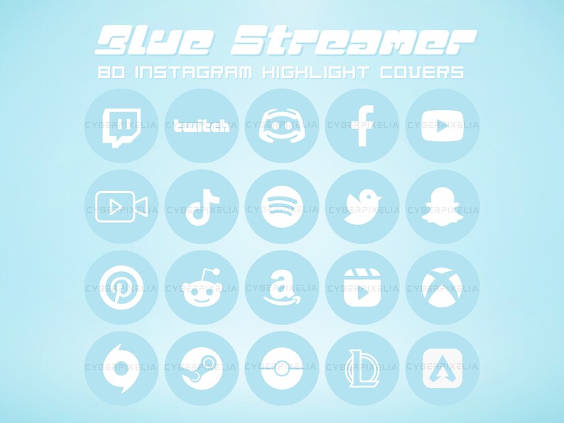 Streamer Instagram Highlight Covers Gamer Instagram Highlight - Etsy