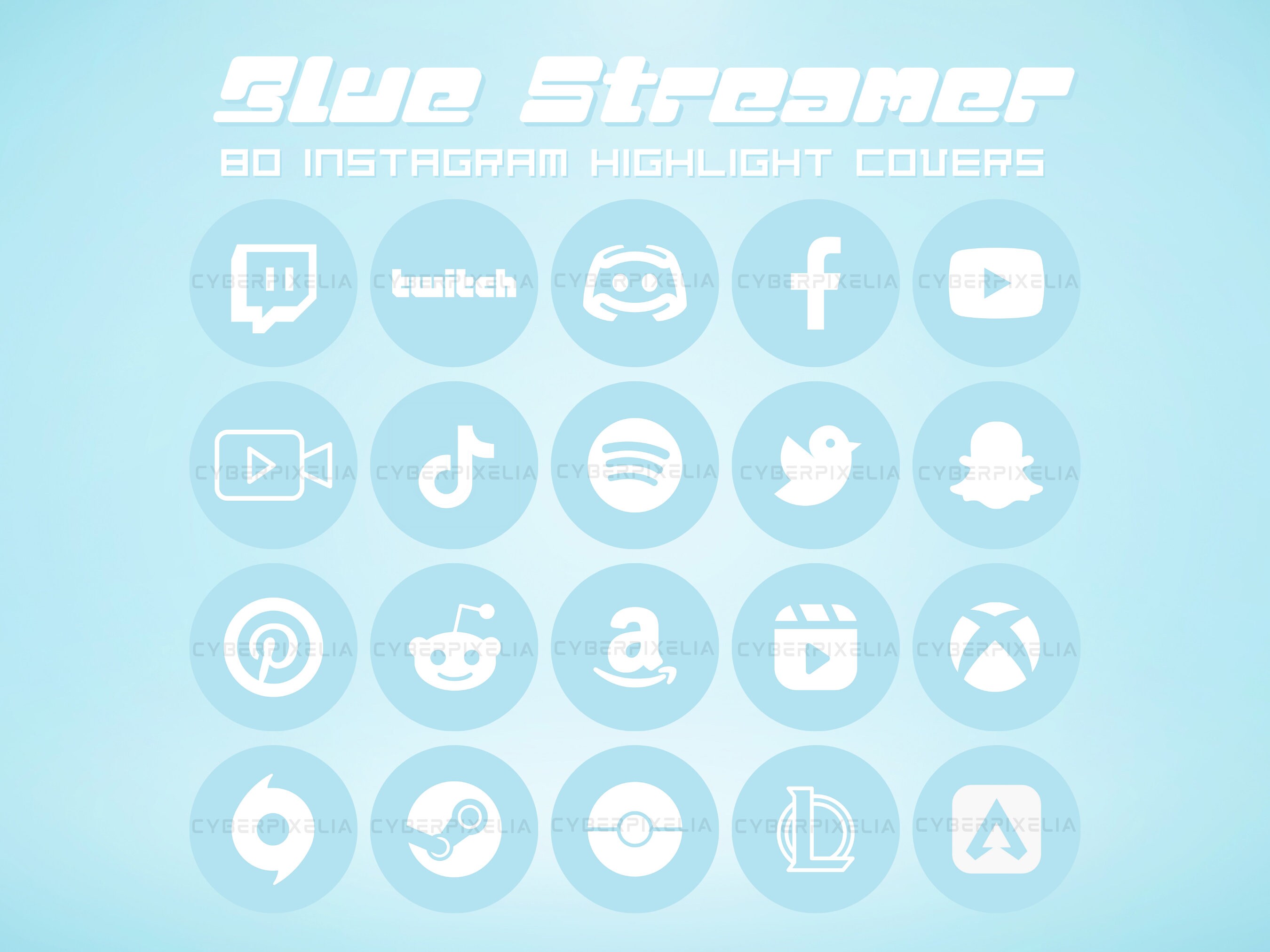 Streamer Instagram Highlight Covers Gamer Instagram Highlight - Etsy
