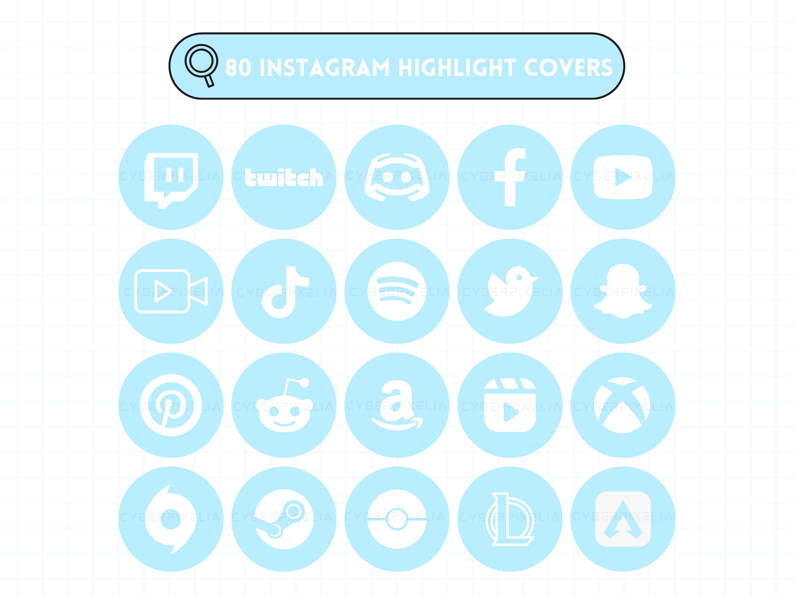 Streamer Instagram Highlight Covers, Gamer Instagram Highlight Covers ...