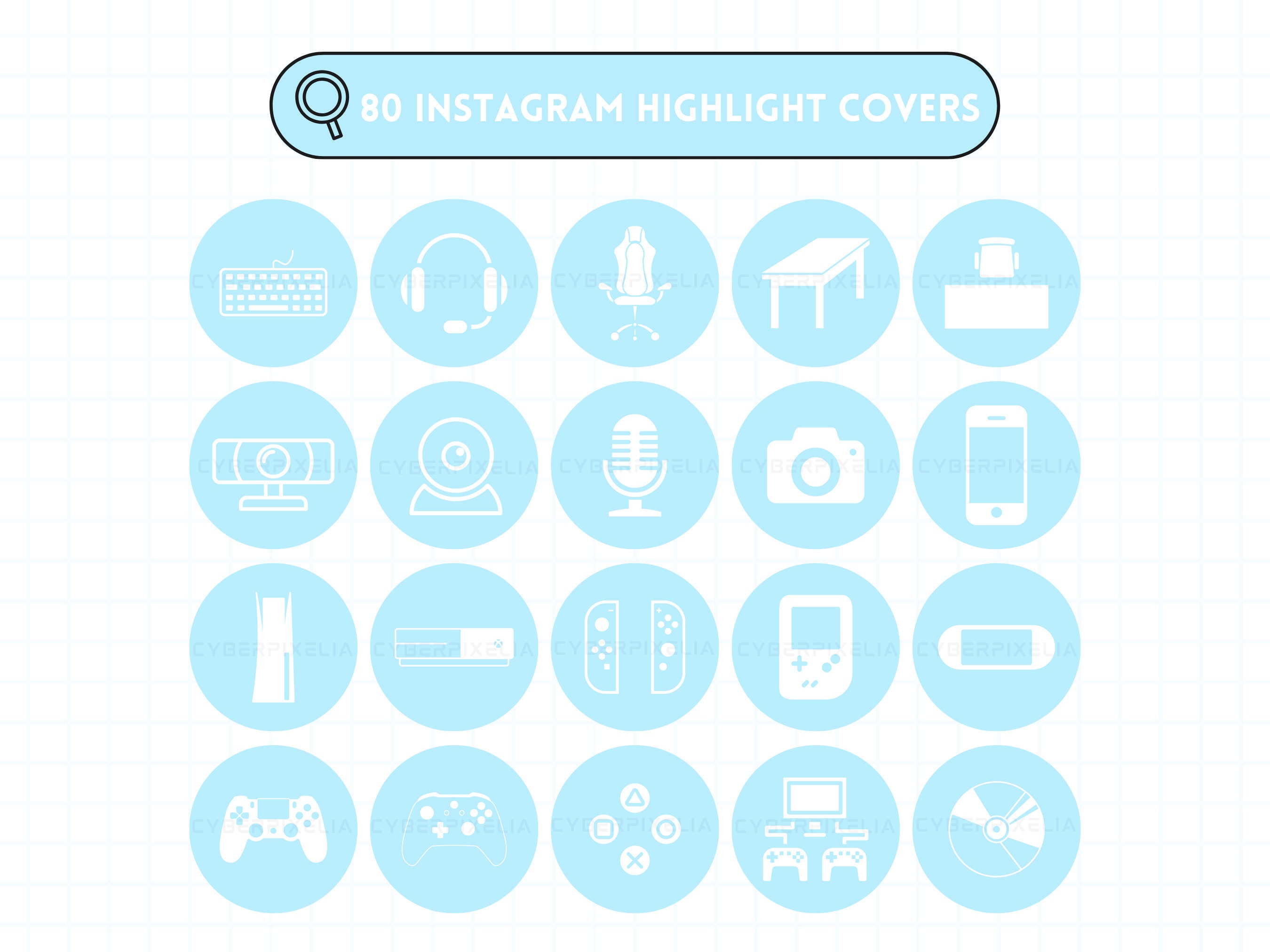 Streamer Instagram Highlight Covers, Gamer Instagram Highlight Covers ...