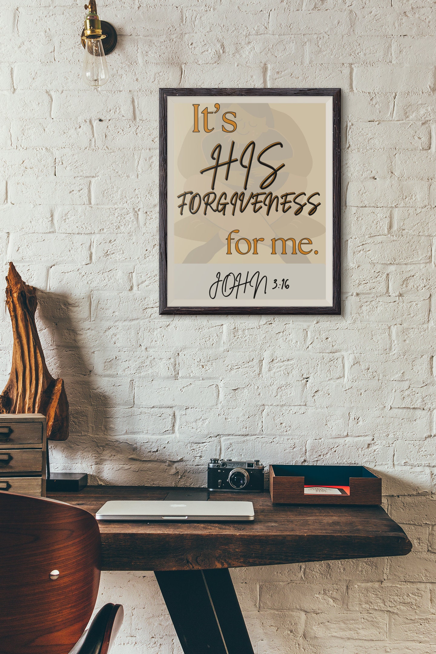 John 3 16 Art Print, for God so Love the World Digital Art, I Am ...