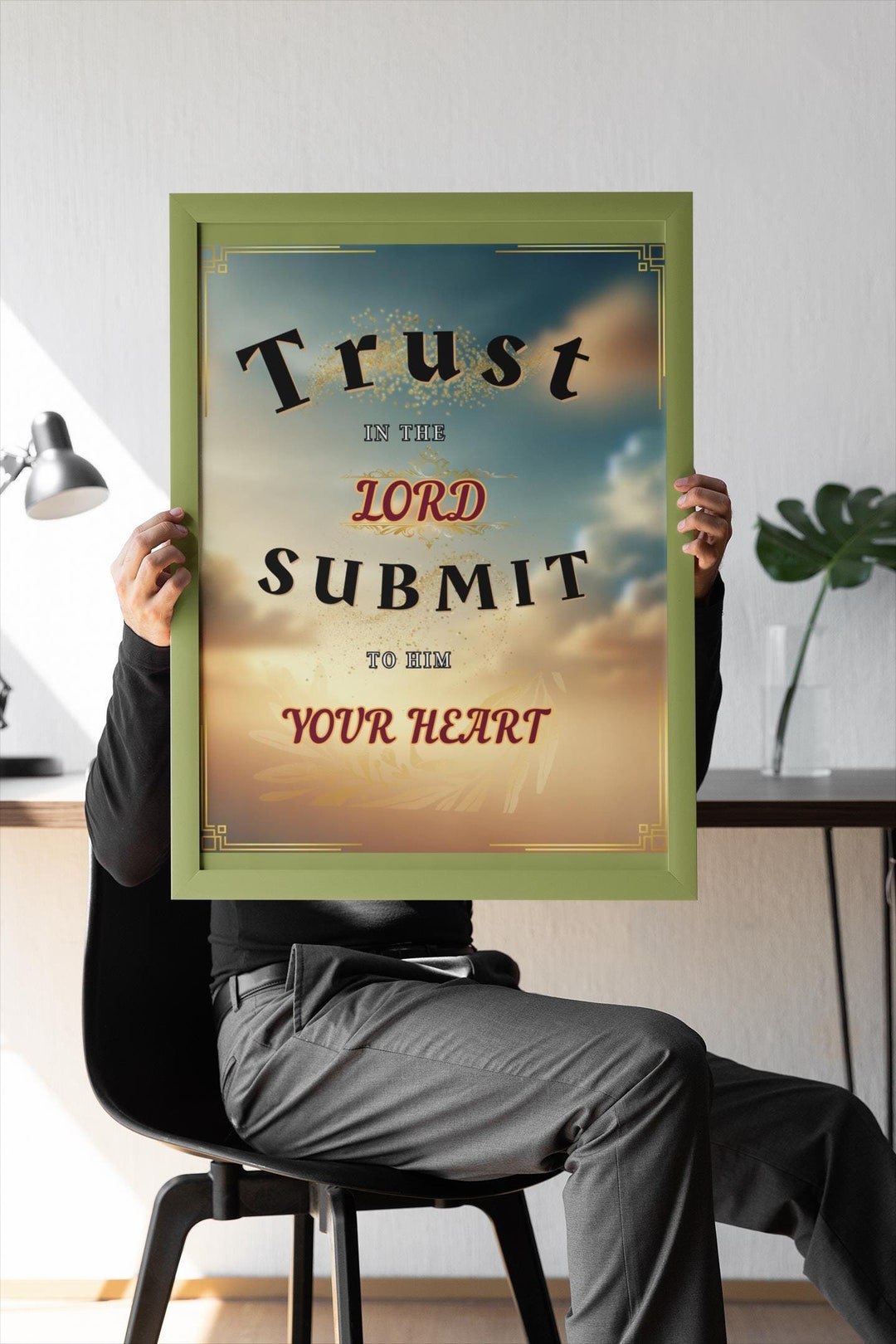 Fear Not Canvas Art, I Trust God Wall Art, Do Not Fear Wall Art ...