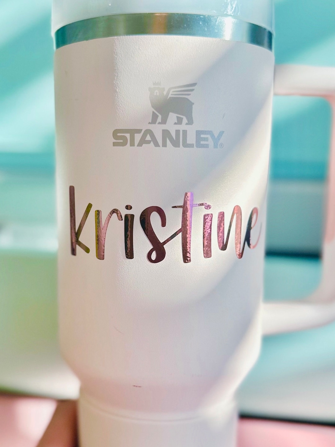 Kristine Font/ Name Sticker Decal / Custom Vinyl Name Decal / Vinyl ...