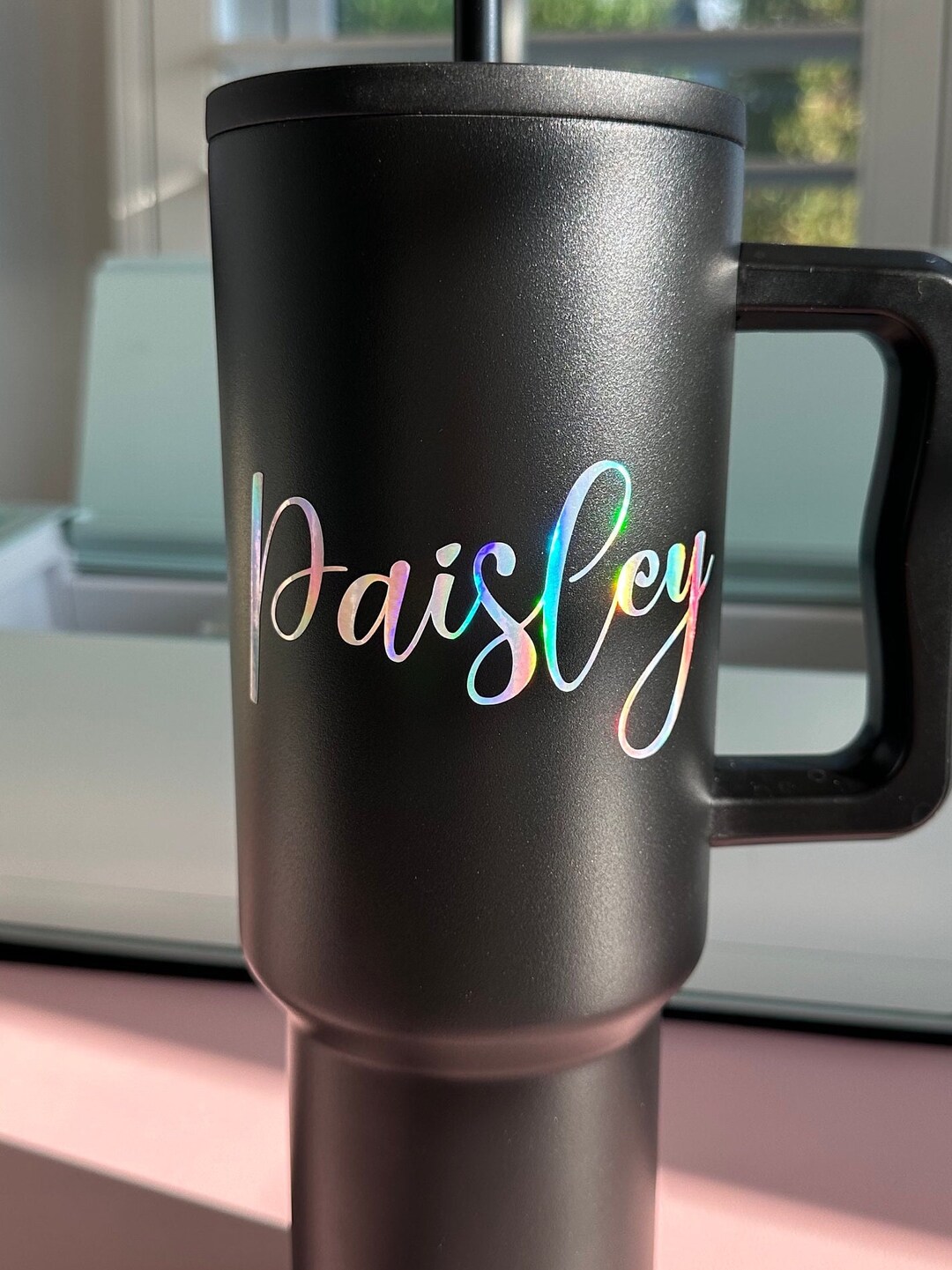 Paisley Font/ Name Sticker Decal / Custom Vinyl Name Decal / Vinyl ...