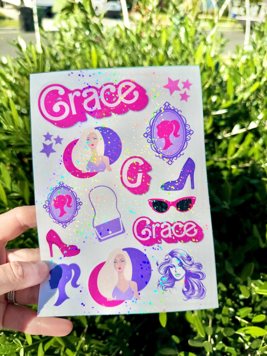 Personalized Sticker Sheet / Custom Stickers Any Design or Theme ...