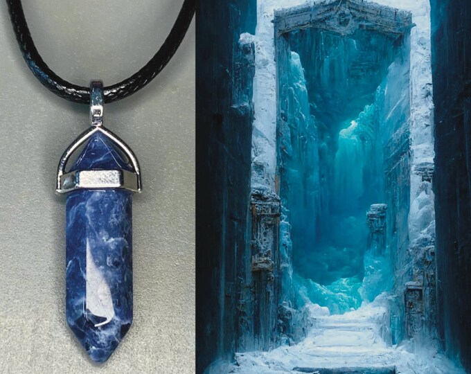 Underwater Ice Realm Astral Portal Personal Realm Enchanted Necklace - Etsy