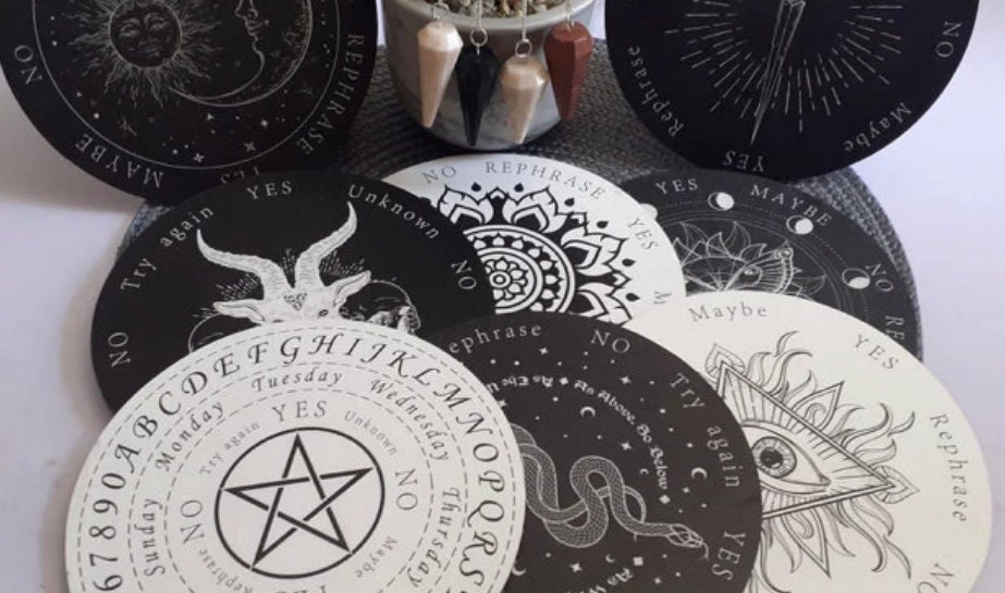 Pendulum Board Spirit Communication Divination Tool Dowsing - Etsy