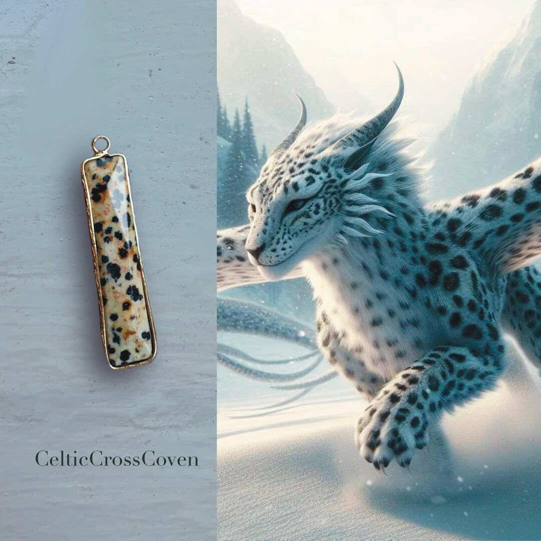 Female Winged Snow Lynx Spirit Bond Spirit Companion Vessel Necklace - Etsy