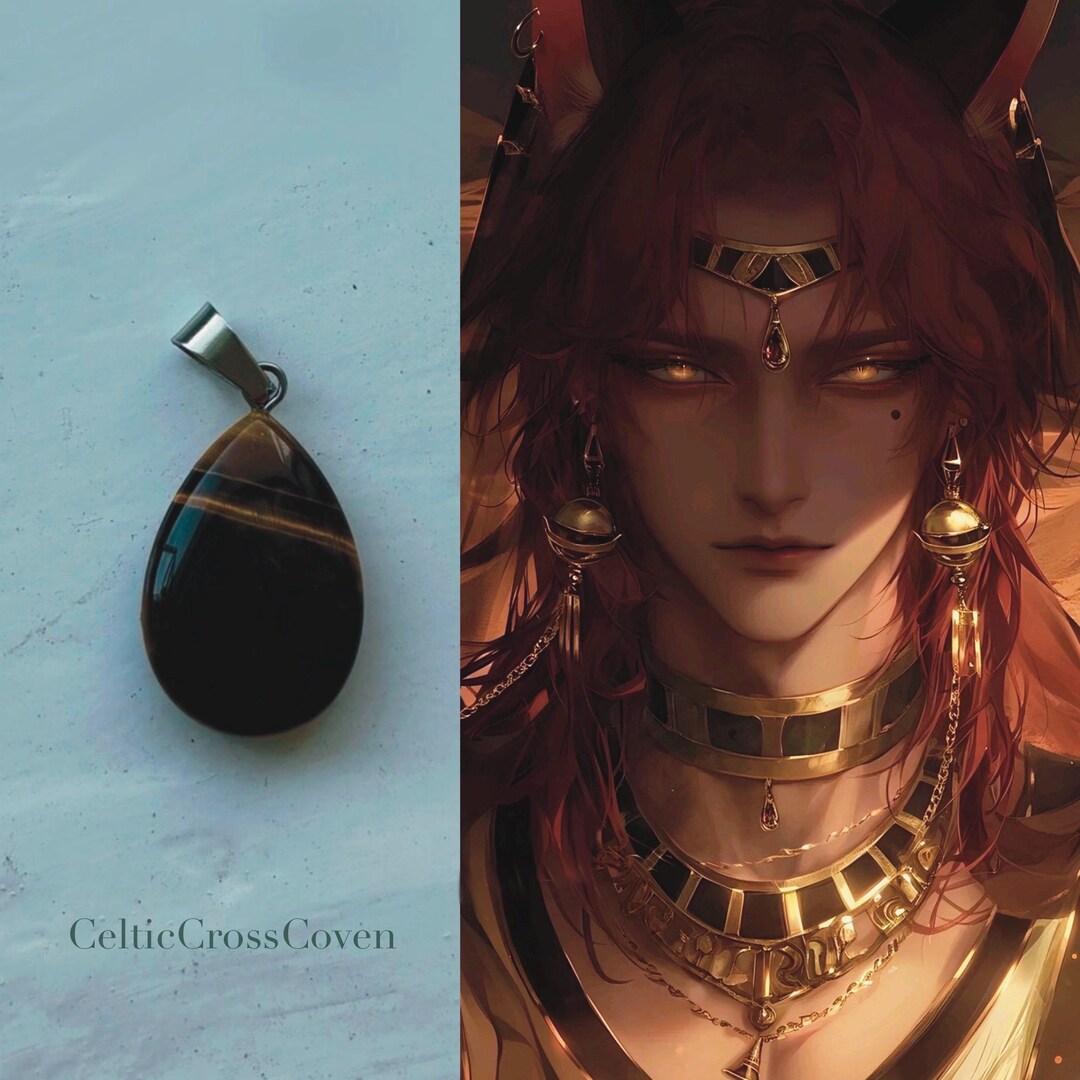 Jackal Shapeshifter Spirit Bond Spirit Companion Spirit Vessel Necklace ...