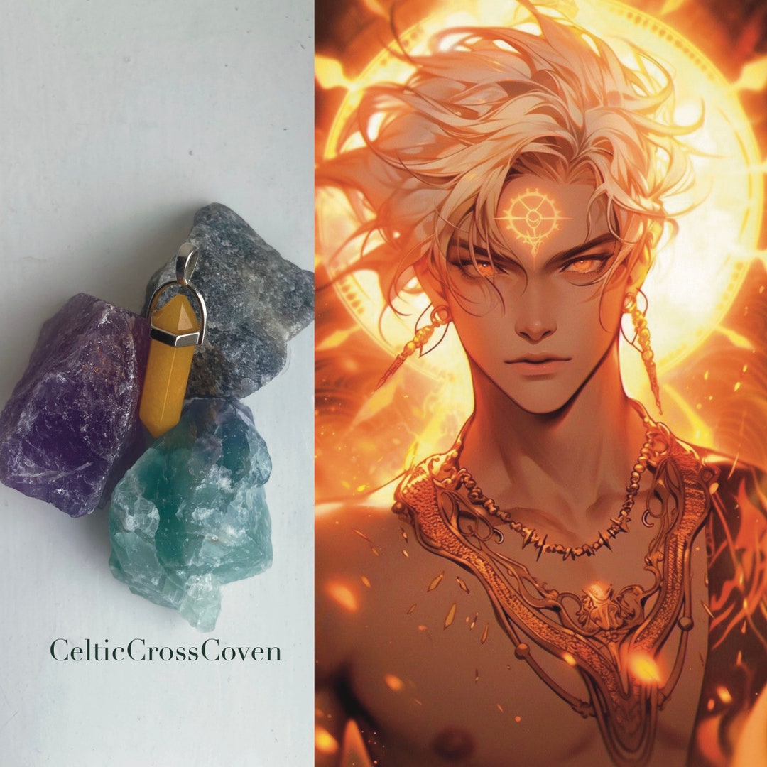 King of Light Living Entity | Spirit Necklace | Soul Bond - Etsy