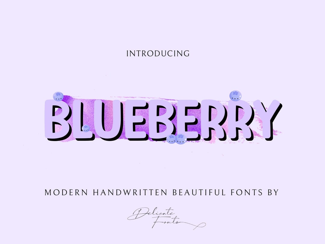 Bold Fonts, Fun Fonts, Fonts for Cricut, Big Font, Fonts for Procreate ...