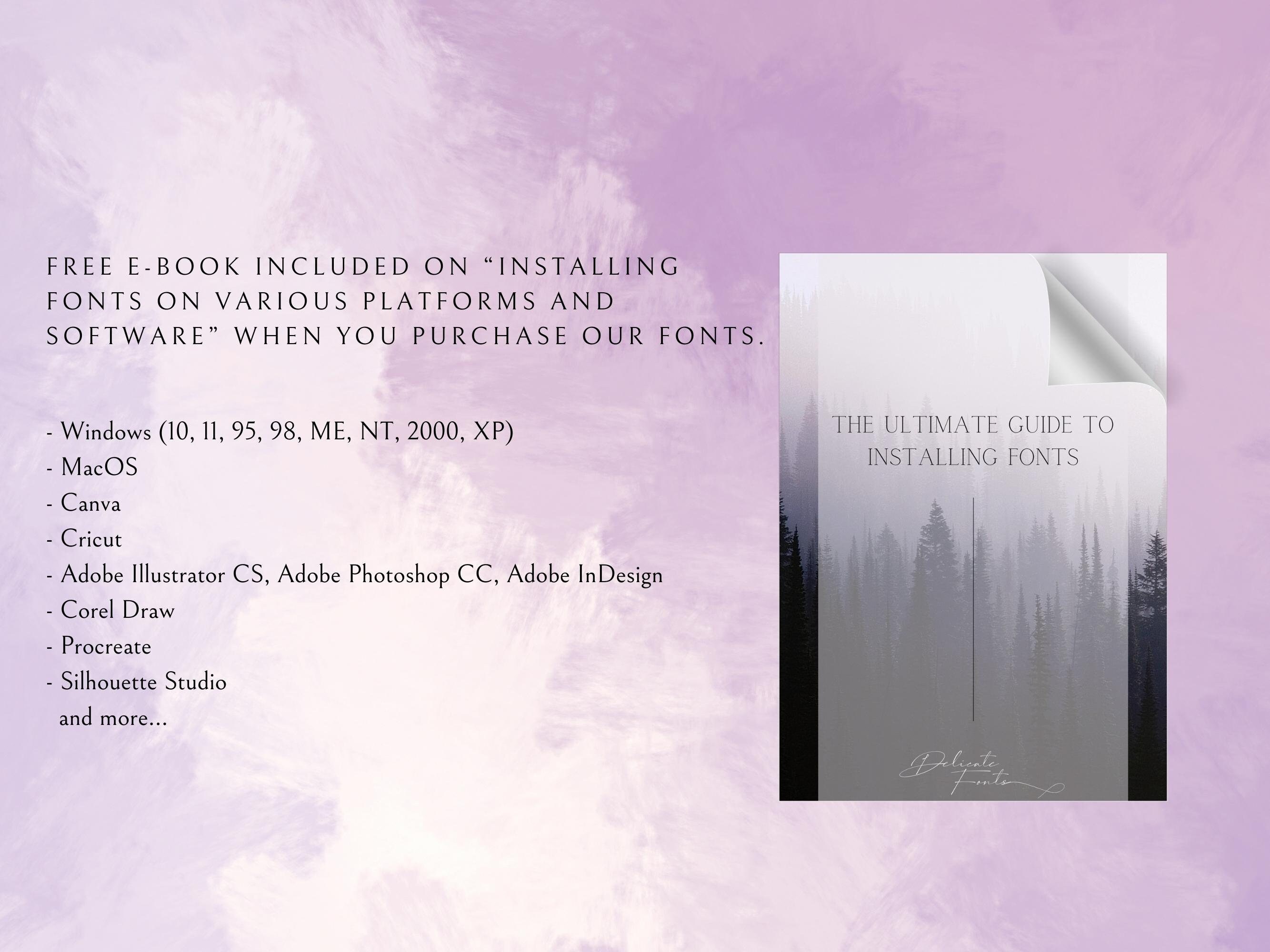 Handwritten Fonts, Embroidery Fonts, Cricut Font, Calligraphy Font ...