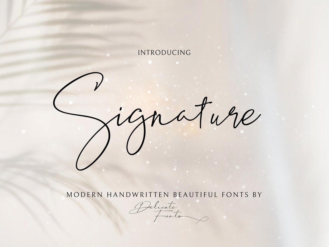 Handwritten Script Font: Calligraphy Font for Cricut (TTF, OTF ...
