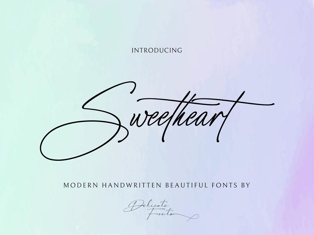 Signature Fonts, Digital Font, Calligraphy Font, Script Font, Cricut ...