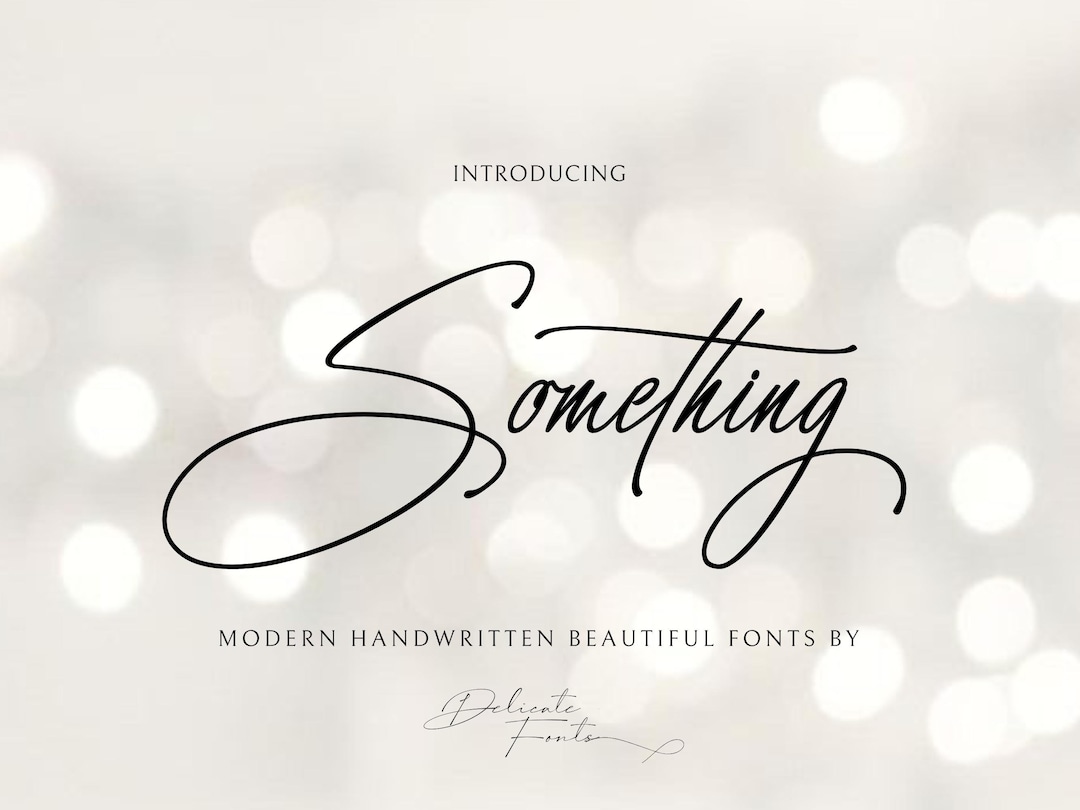 Handwritten Script Font, Modern Calligraphy, Cricut Wedding Font ...