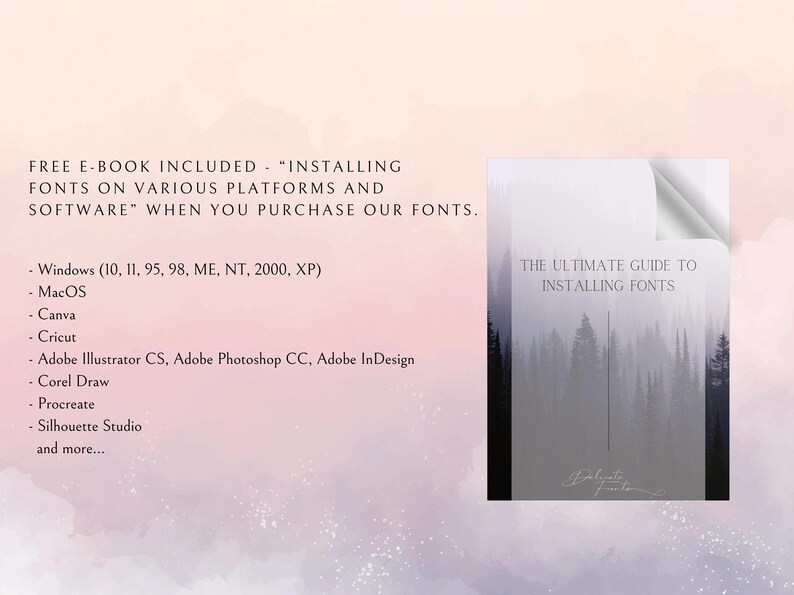 Cursive Fonts, Embroidery Fonts, Calligraphy Fonts, Swirl Fonts ...