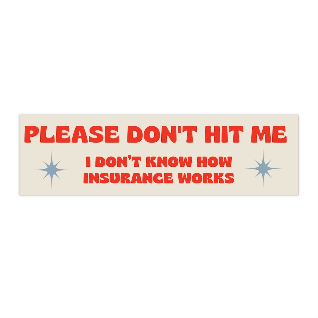 Funny Bumper Sticker Vinyl Sticker Aesthetic Decal Car Accessory Cute ...