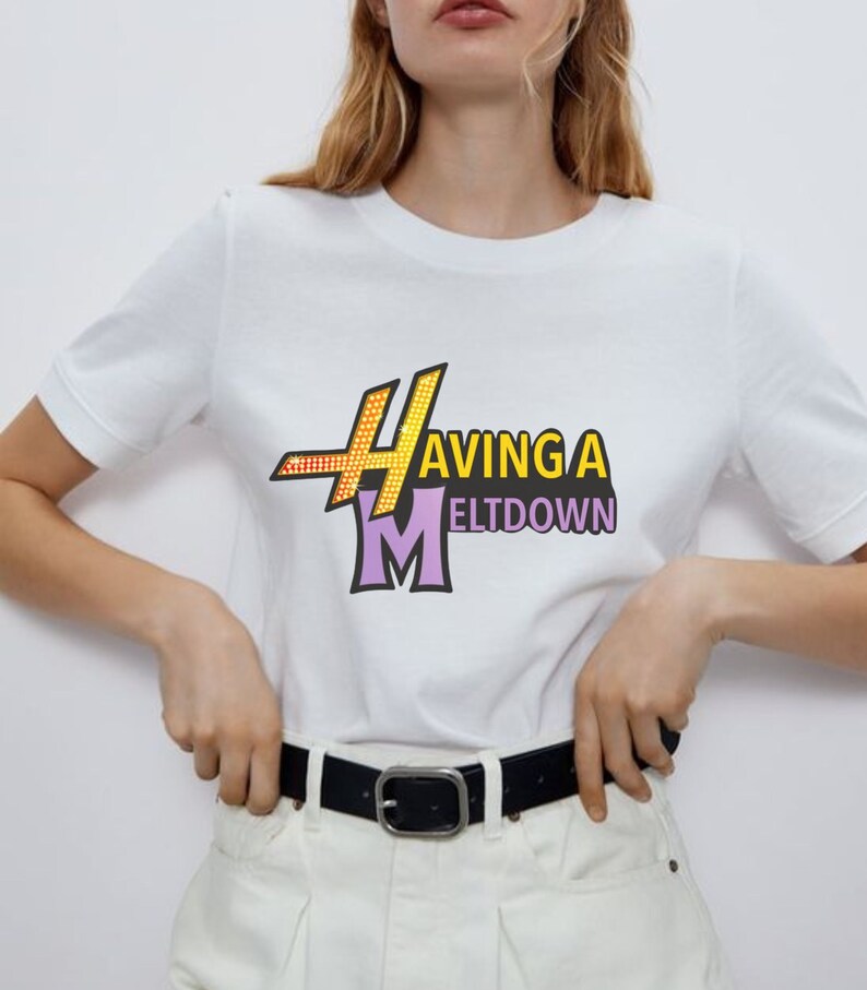 Hannah Montana Having a Meltdown Disney Shirt, Funny Meme Hannah Montana Tee, Birthday Gift Gen ...