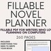 Fillable Novel Planner, How to Write a Book, Author Novel Writing ...
