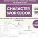 Novel Character Planner, Author Planner Character Workbook, Character ...