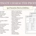 Book Writing Bundle: Novel Planner, Author Story Outline, Character ...