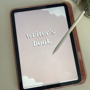 Writers Notebook, Digital Writer's Book, Printable Writers Journal ...