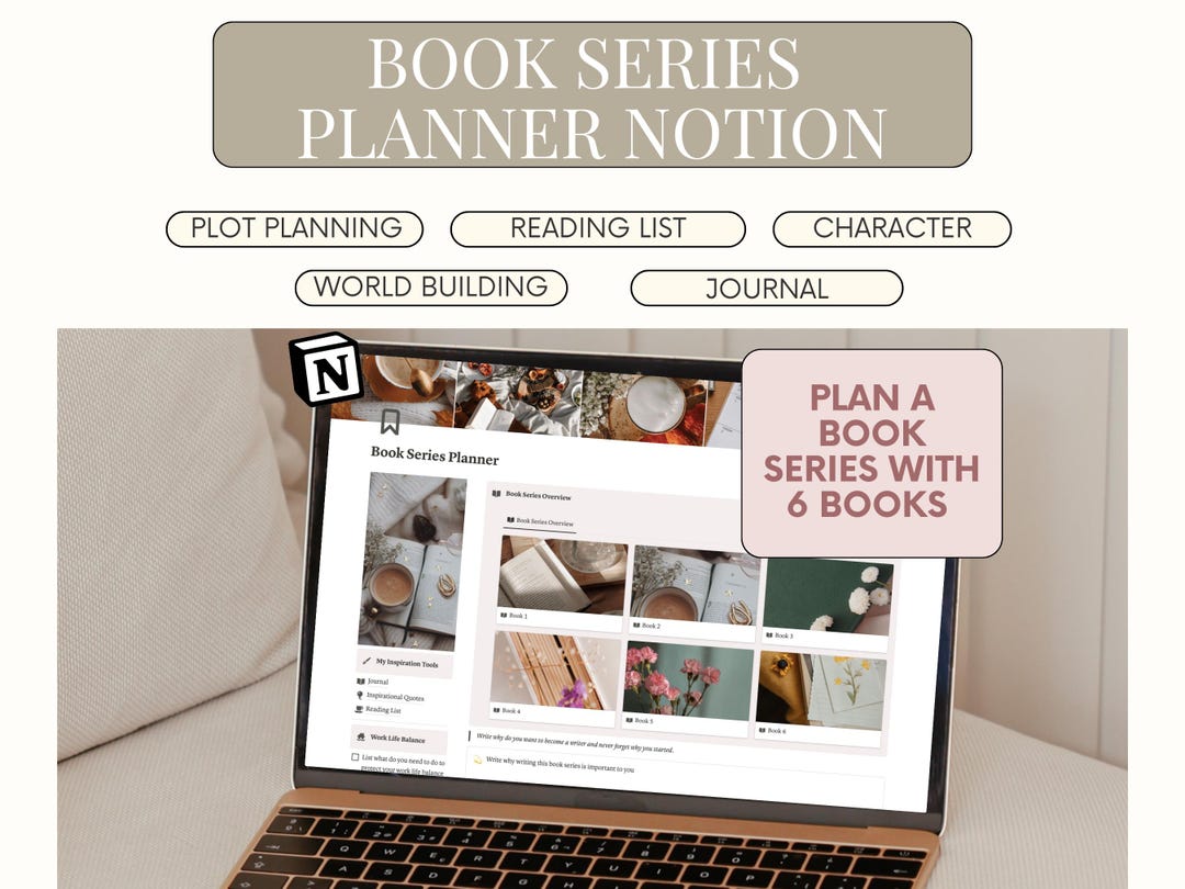 Book Series Notion Template: Novel Writing Organize, Book Planner - Etsy