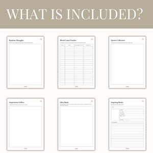 Writers Notebook, Digital Writer's Book, Printable Writers Journal ...