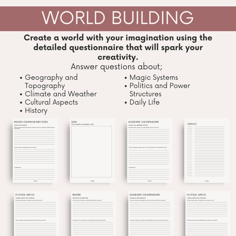 Ultimate Novel Planner Book Writing Planner, Plot Your Novel Outline ...