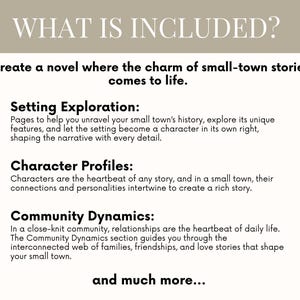 Cozy Small Town Novel Planner: Writing Worksheets, Book Planning ...