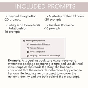 Writing Prompts Notion Template for Fiction Authors Notion for Writing ...