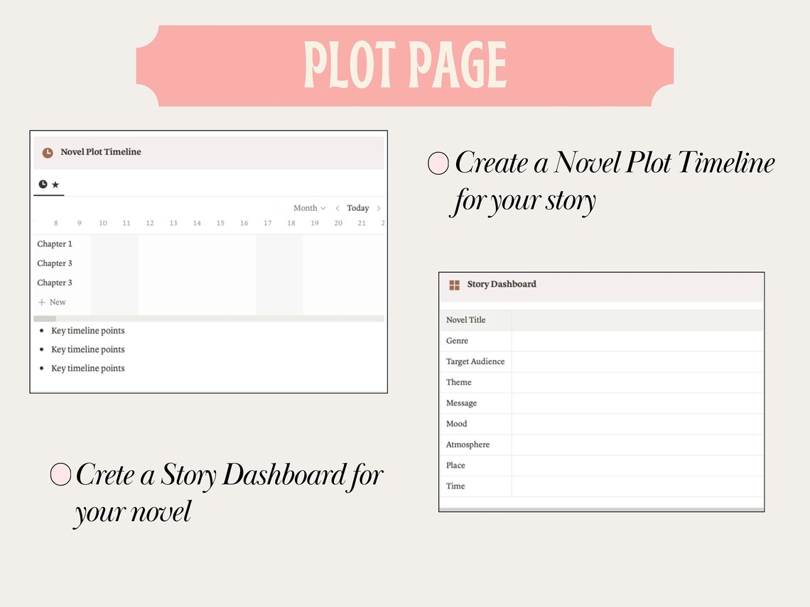 Notion Template for Writers, Writers Planner, Notion Planner, Digital ...