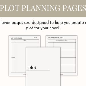 Novel and Nonfiction Writing Planner - Character, Life Story, and ...