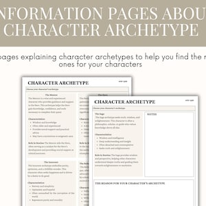 Fillable Character Profile Chart: Novel Prep Workbook, Character ...