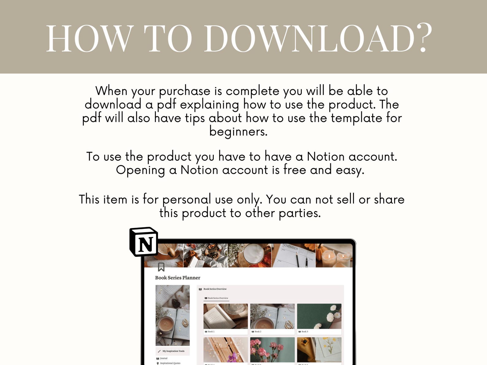 Book Series Notion Template: Novel Writing Organize, Book Planner - Etsy