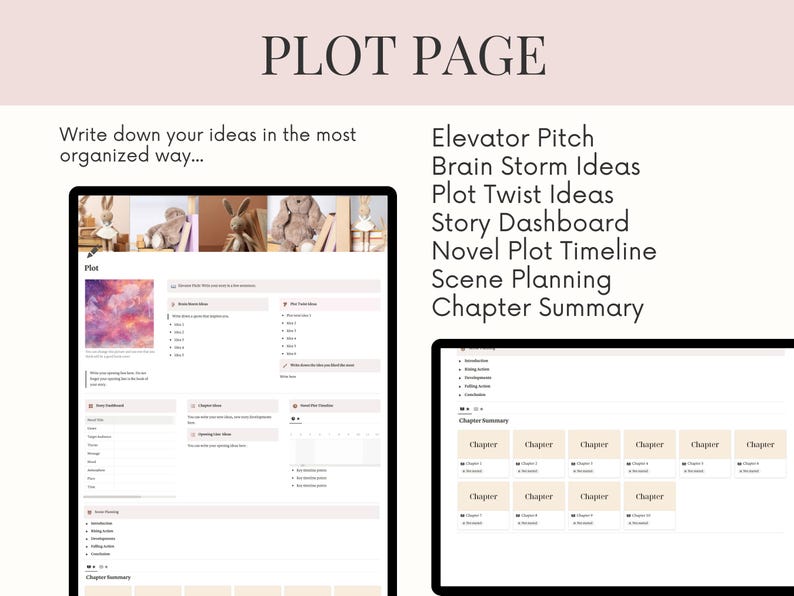 Notion Children Book Planner, Child Book Author Notion Planner ...