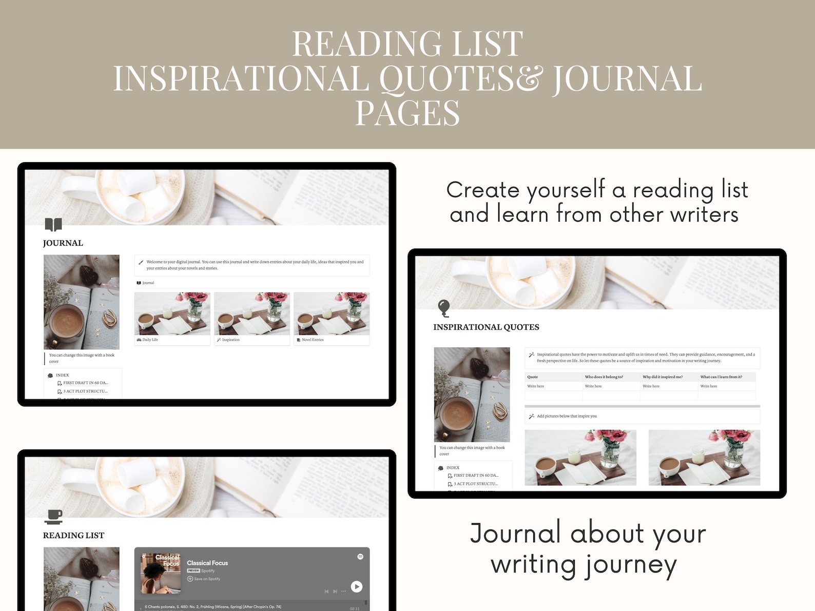 Notion Novel Planner: Book Writing Template, World Building (digital ...