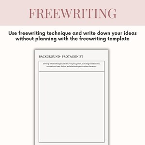 Fillable Brainstorming Writing Template Worksheets, Novel Outline, Plot ...