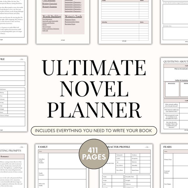 Writer Brainstorming Writing Template for Writer's Block, Creative ...