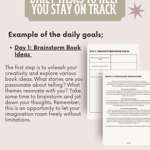 Guided Book Writing Planner in 60 Days, Novel Planner, Novel Planning ...