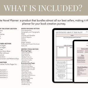 Ultimate Novel Planner: Book Writing Organizer (digital Download) - Etsy
