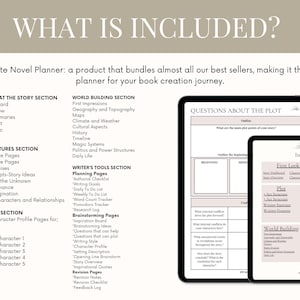 Fillable Novel Planner, How to Write a Book, Author Novel Writing ...