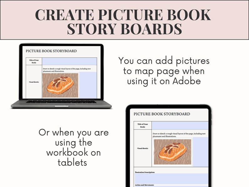 Children's Book Planner: Storyboard Template, Children Book Writing ...