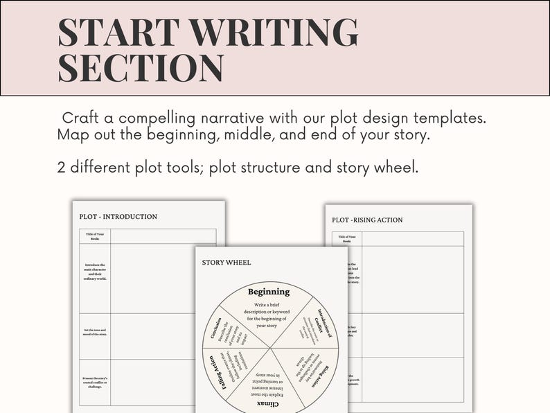 Fillable Children's Book Planner, Author Children Book Plan, Write a ...