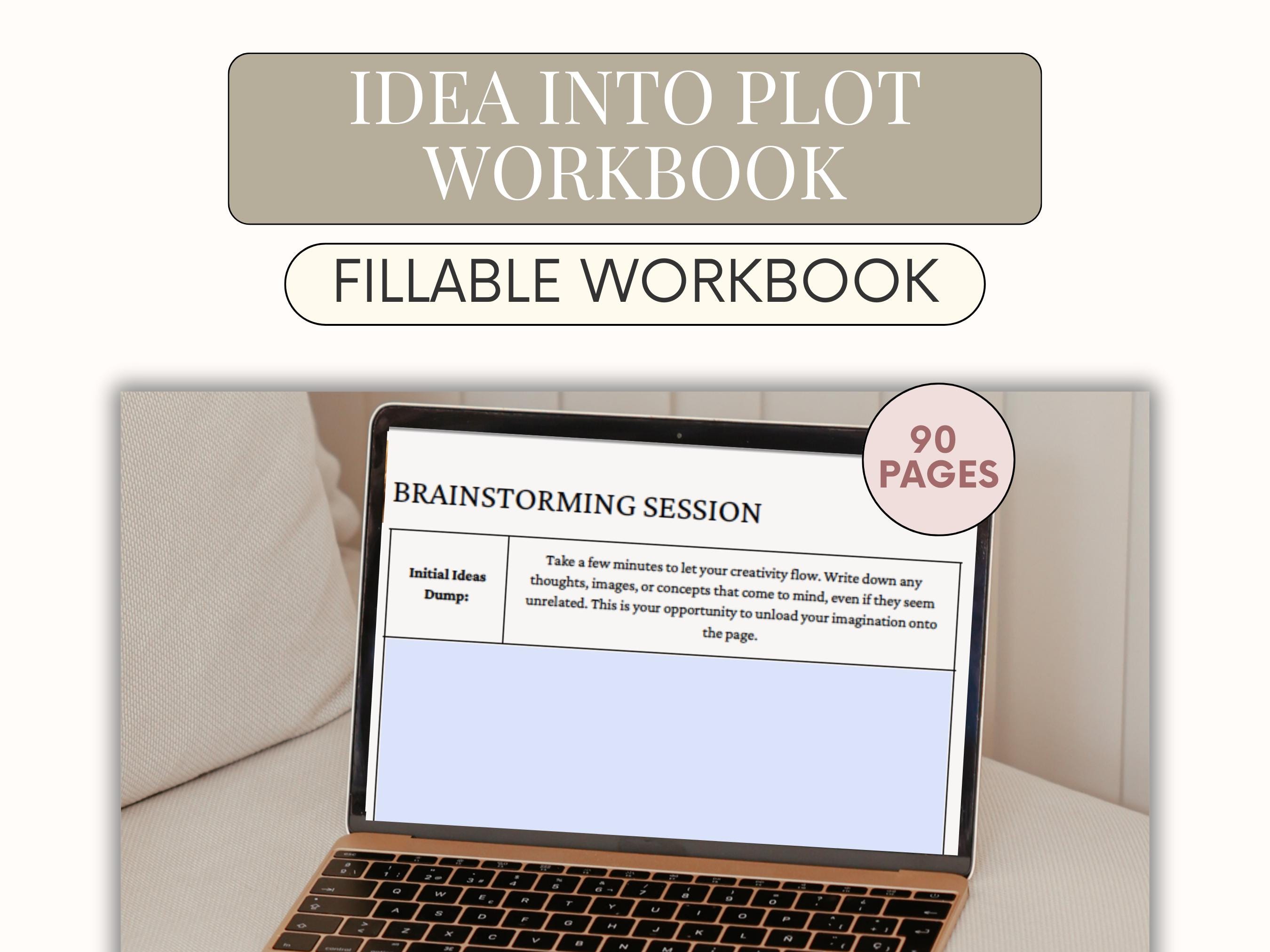 Novel Writing Planner: Idea to Plot Workbook (digital & Fillable) - Etsy